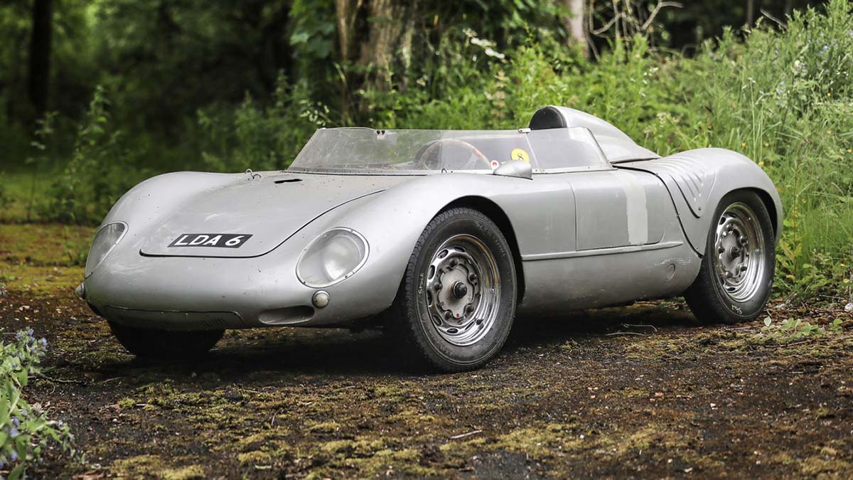 PORSCHE 550 SPYDER: A SUBASTA UN TESORO OCULTO - revistadelmotor.es