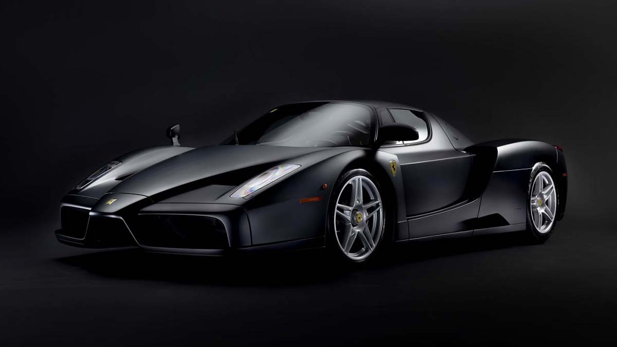 EL ÚNICO FERRARI ENZO NEGRO MATE SALE A SUBASTA - revistadelmotor.es