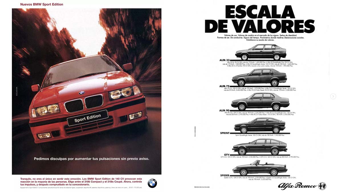 ANUNCIOS CLÁSICOS DE COCHES EN INSTAGRAM - revistadelmotor.es