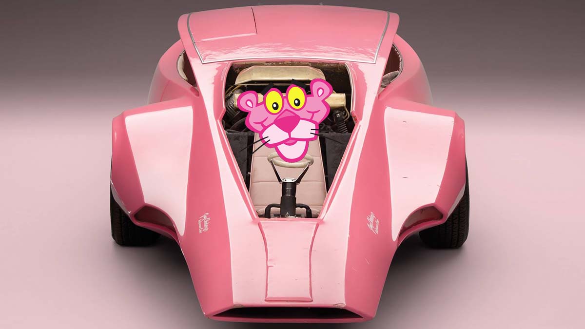 PANTHERMOBILE, EL SUPERDEPORTIVO DE LA PANTERA ROSA - revistadelmotor.es